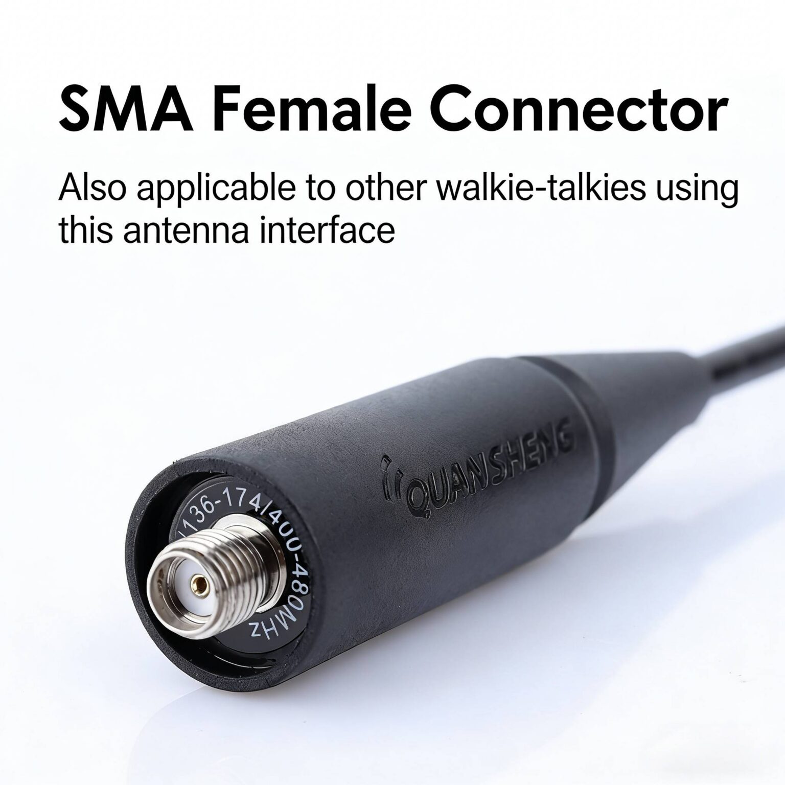 QUANSHENG TK11 Original Antenna 25cm | SMA-F Connector Two Way Radio ...