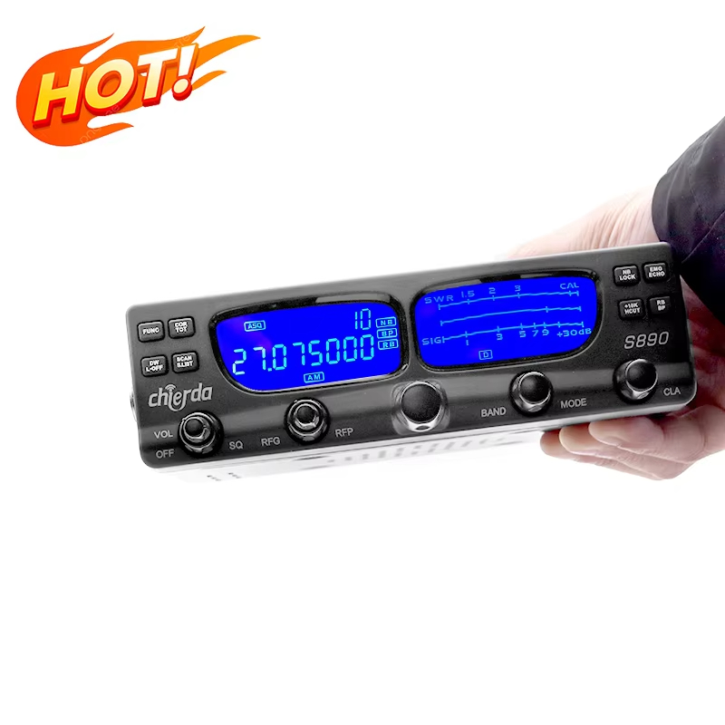 S890 AM/FM SSB 27MHz CB Radio - 40W High Power Long Range Transceiver ...